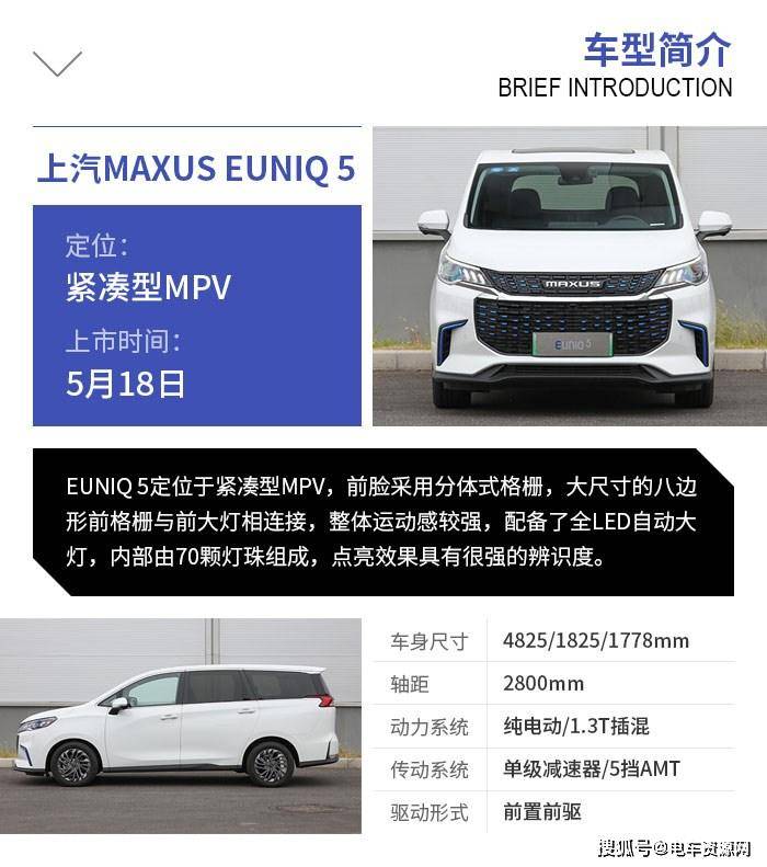大空间新能源MPV 上汽MAXUS EUNIQ 5该怎么选_搜狐汽车_搜狐网