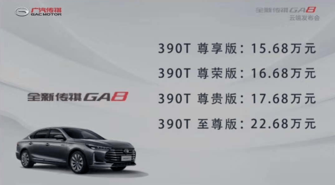 妈妈快打钱！15.68万，传祺GA8全新内外设计，网友：比A4L还好看_搜狐汽车_搜狐网