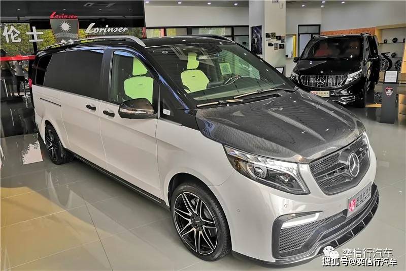 比AMG还运动？奔驰V260L-鲨鱼版，双色车身+四出排气，帅气！！！_搜狐汽车_搜狐网