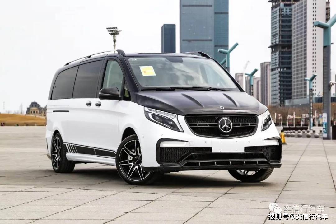 比AMG还运动？奔驰V260L-鲨鱼版，双色车身+四出排气，帅气！！！_搜狐汽车_搜狐网