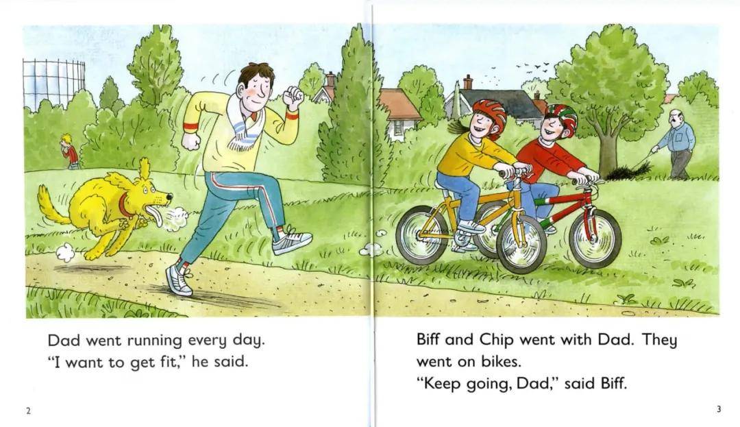 伴读 | 牛津树【5-23】Dad's Run_Dad's