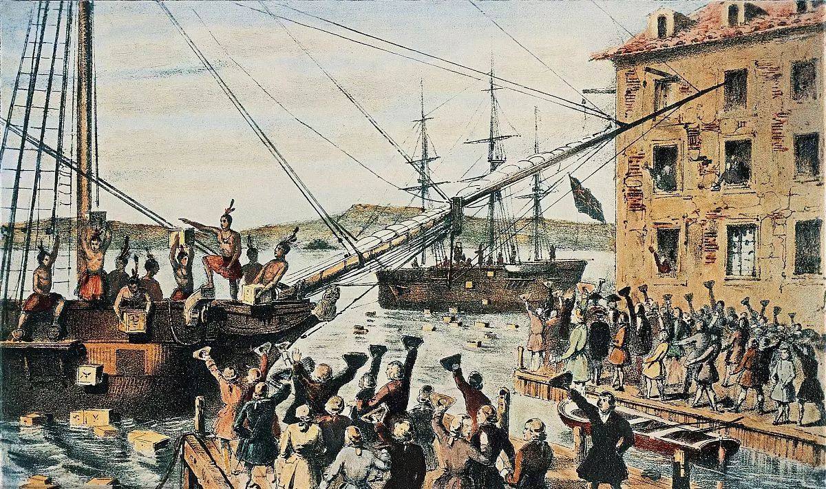 历史上的今天——1773年12月16日，发生波士顿倾茶事件