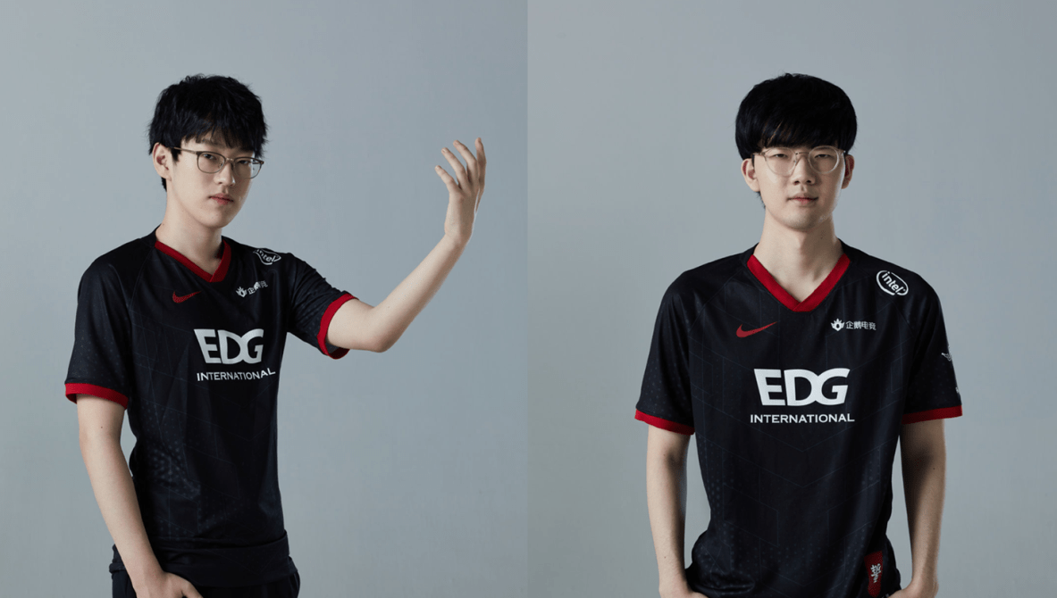 EDG、IG春季赛定妆照曝光：暗凯现身！Theshy手持利剑_选手