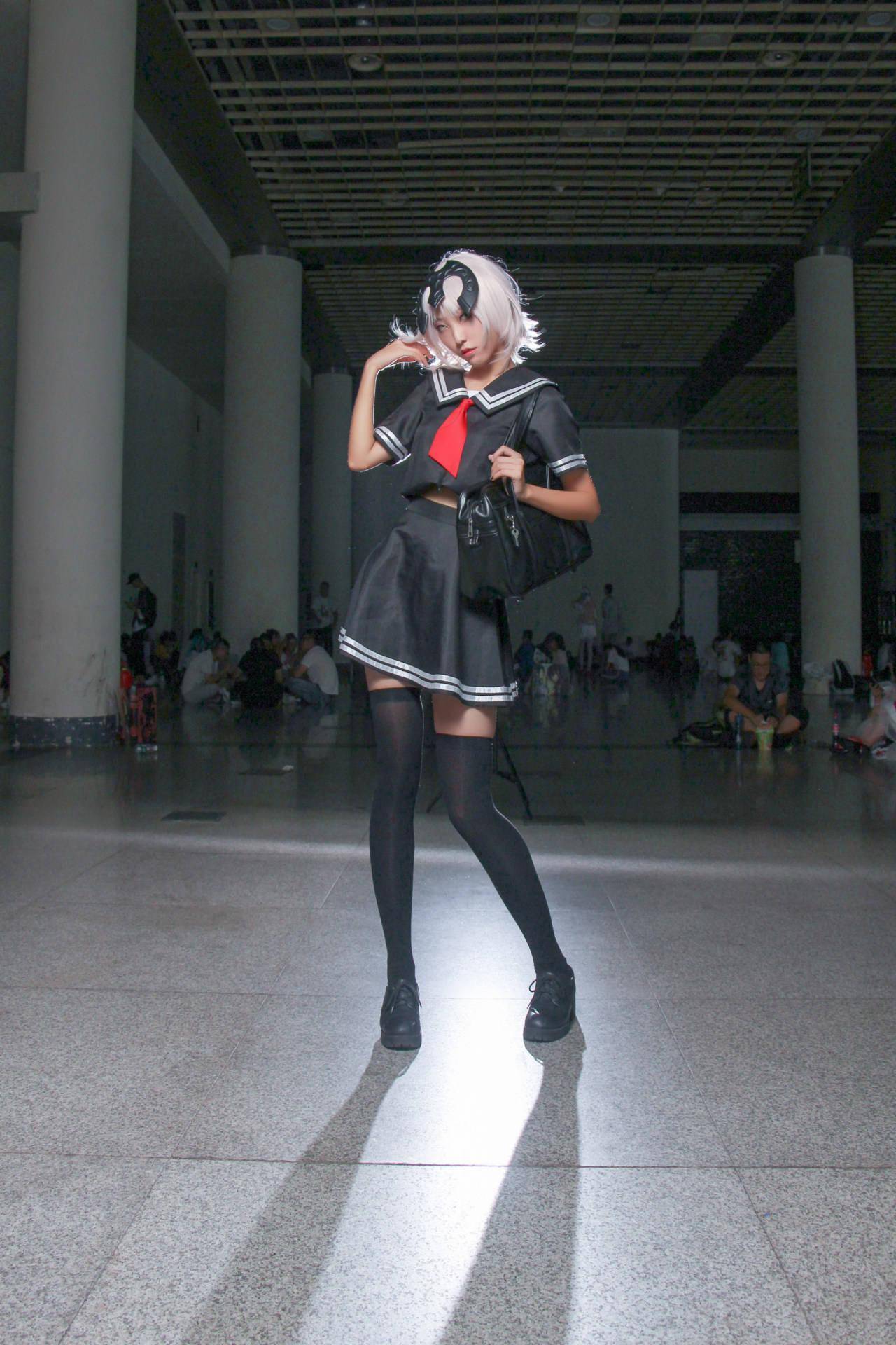 FATE黑贞jkcosplay_叶唯