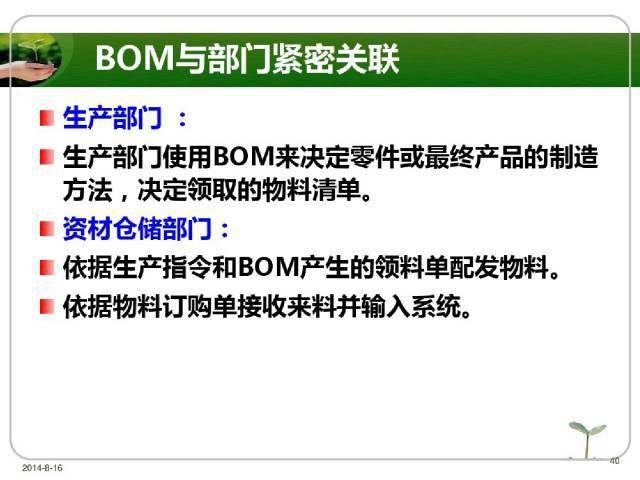 让你看懂物料编码、BOM、ERP基础知识_产品