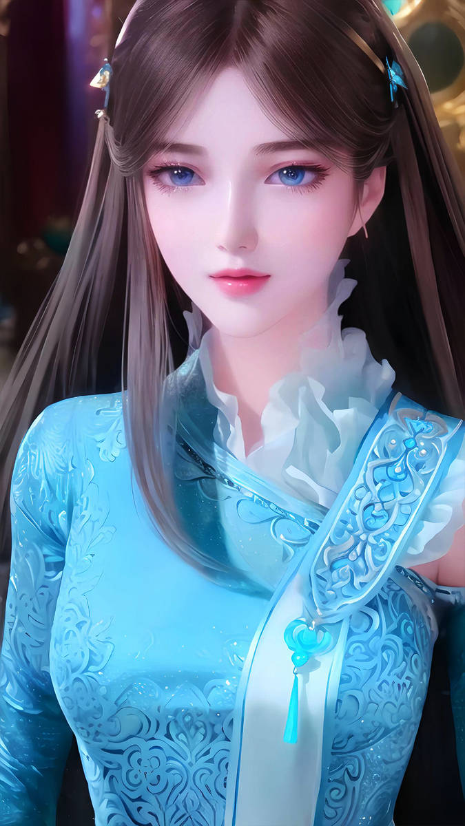 斗罗大陆宁荣荣AI手机壁纸：七宝琉璃宗的掌上明珠-搜狐大视野-搜狐新闻