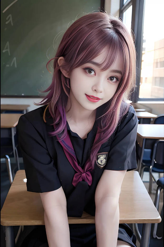 二次元大赏 AI绘画 JK学妹的不同表情-搜狐大视野-搜狐新闻