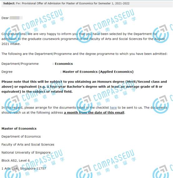 211 PK 985，指南者留学学员是如何拿下NUS 经济学首批录取的？_同学