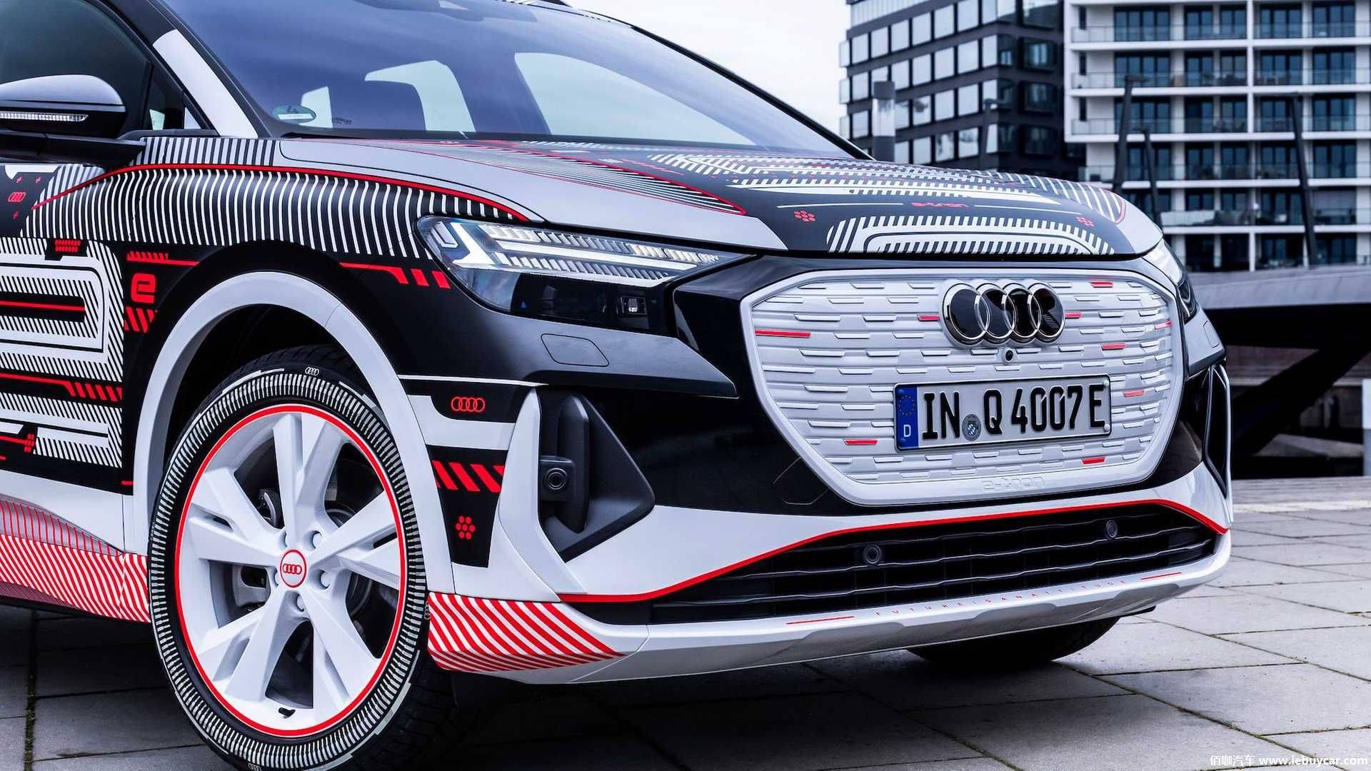 奥迪Q4 e-tron/Q4 e-tron Sportback最新预告图 将于4月14日首发_搜狐汽车_搜狐网