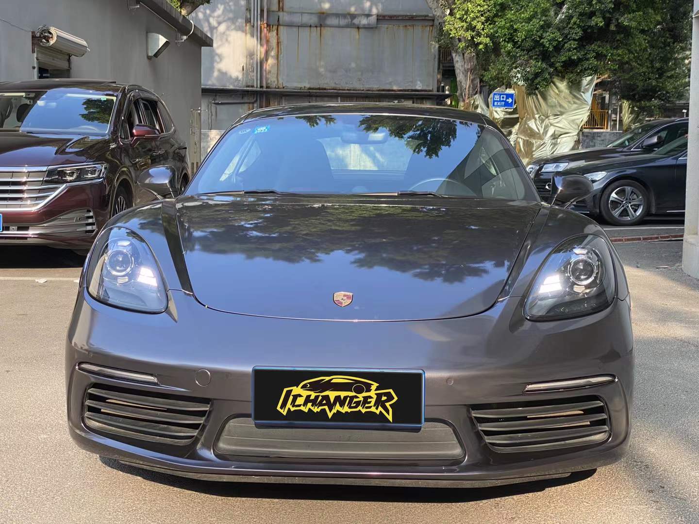 保时捷 718汽车贴膜Ichanger（ICR）改变者改色膜超亮金属深邃灰_搜狐汽车_搜狐网