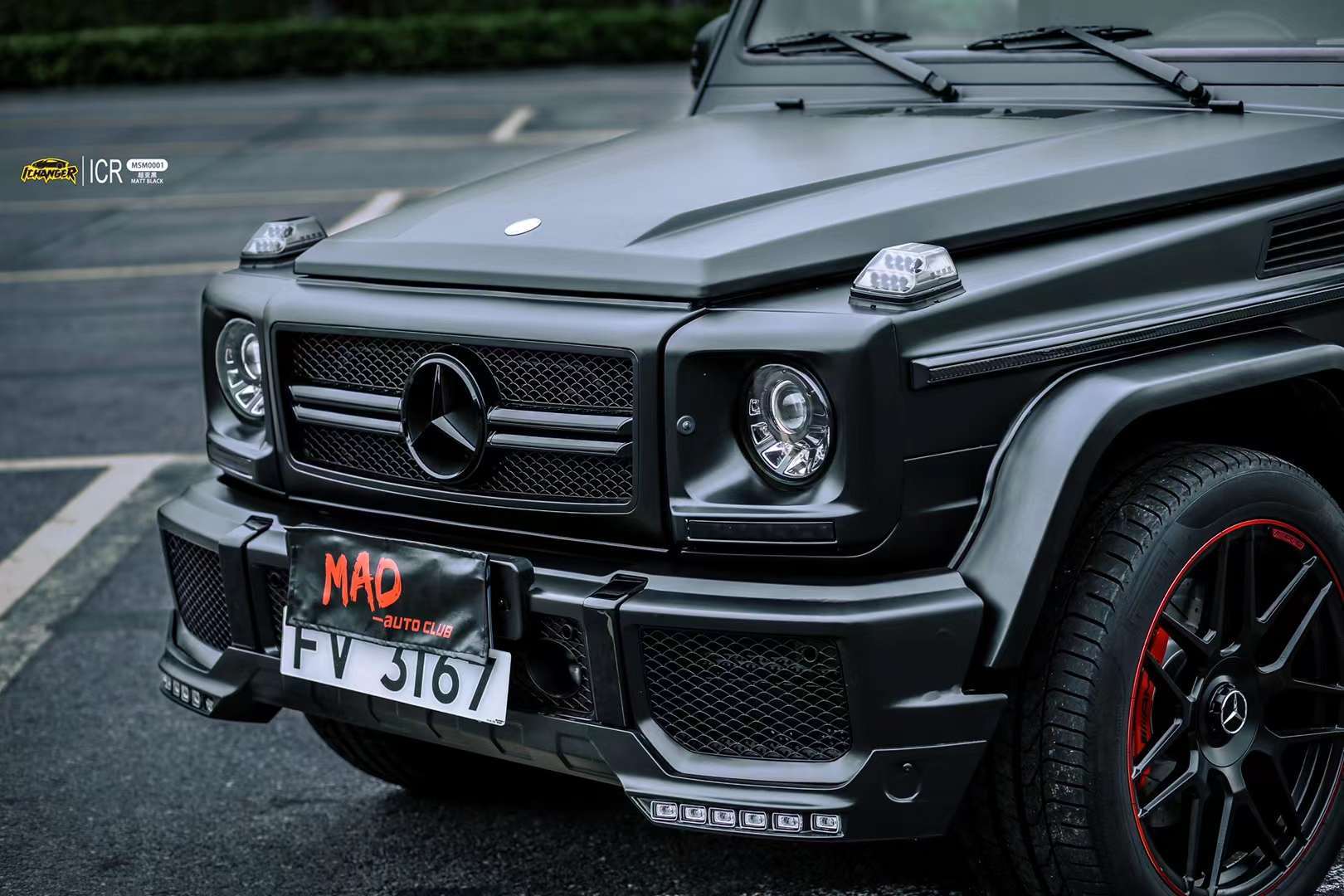 奔驰 G63汽车贴膜Ichanger（ICR）改变者改色膜亚黑_搜狐汽车_搜狐网