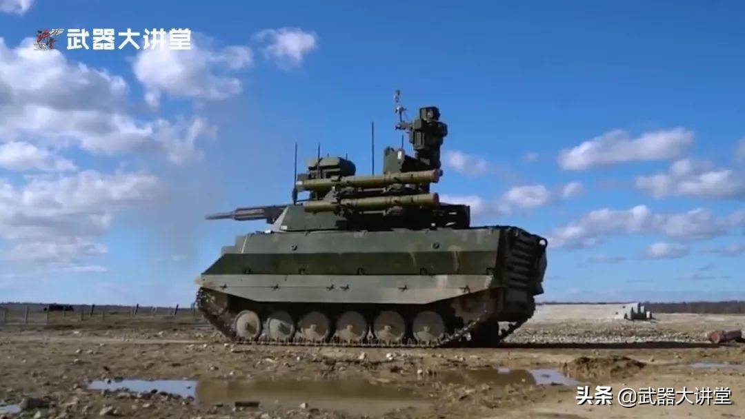 俄罗斯未来终结者机器人-URAN-9无人坦克_战车