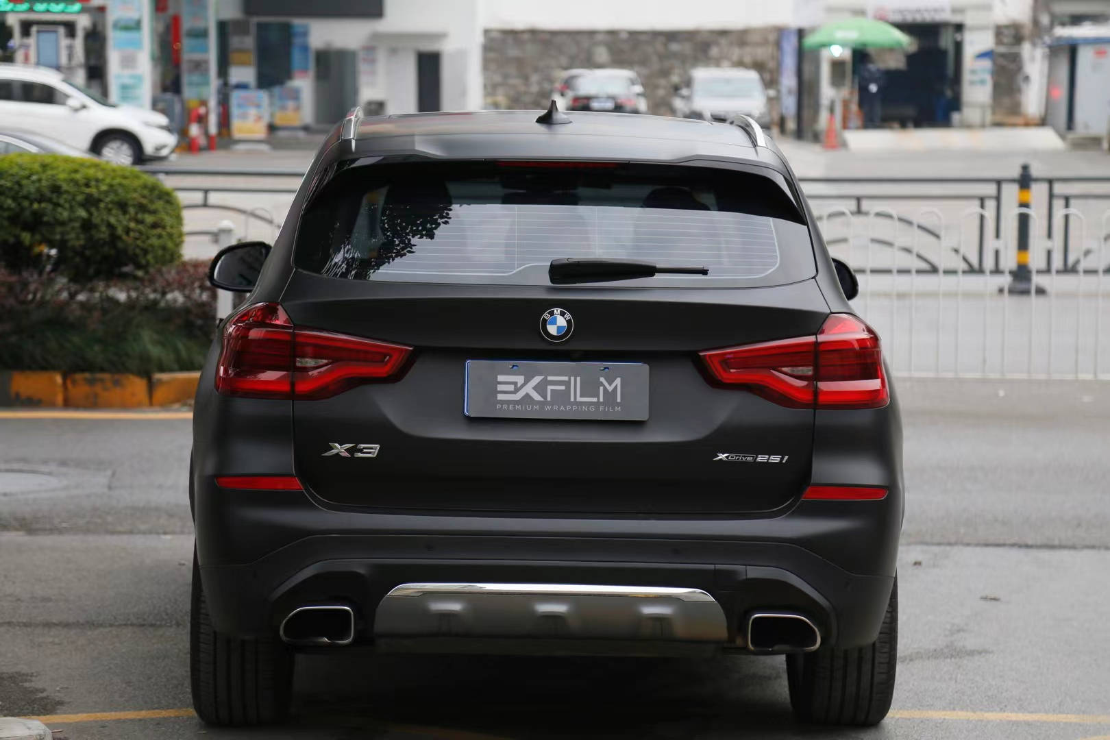 EKFILM–EK改色膜宝马X3消光暗影黑_搜狐汽车_搜狐网