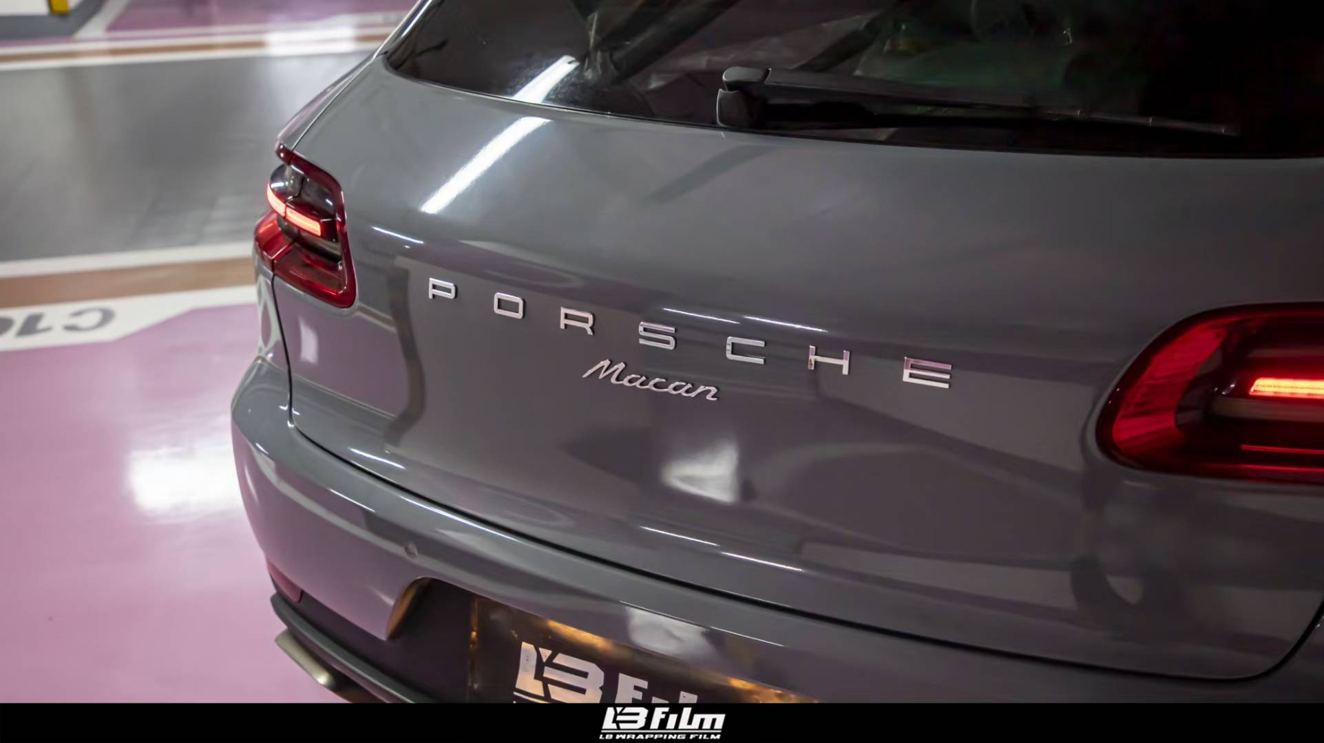 保时捷-Macan全车LBFILM改色膜高亮纳多灰_搜狐汽车_搜狐网