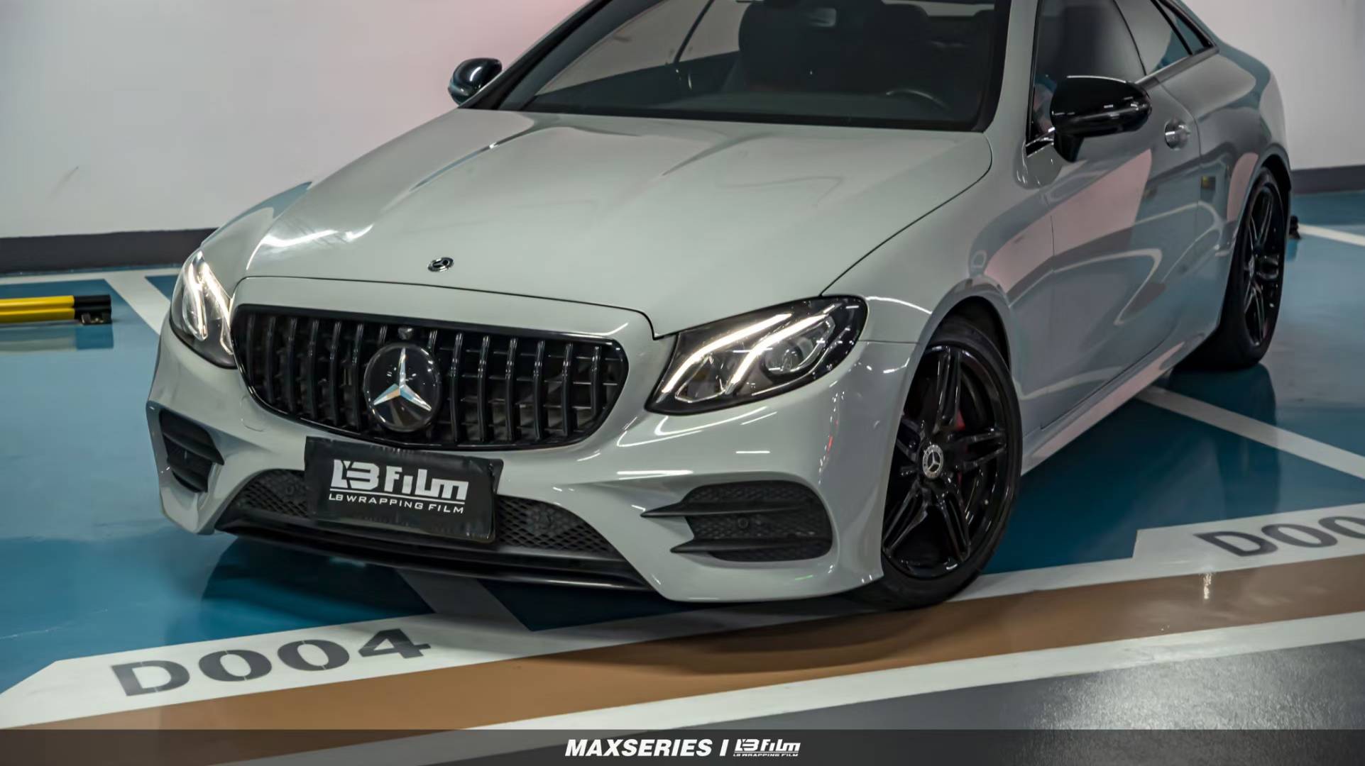 质感拉满，原厂漆哑灰改色膜-LBFILM（奔驰-E200）_搜狐汽车_搜狐网