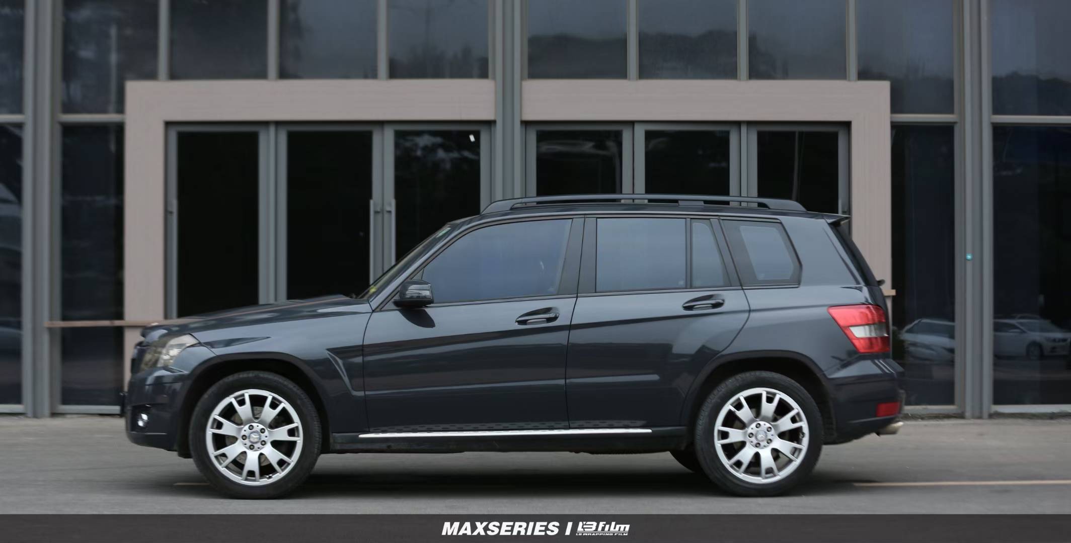 净纯洁的颜色，奔驰GLK PET超亮托马斯灰改色膜（LB FILM）_搜狐汽车_搜狐网