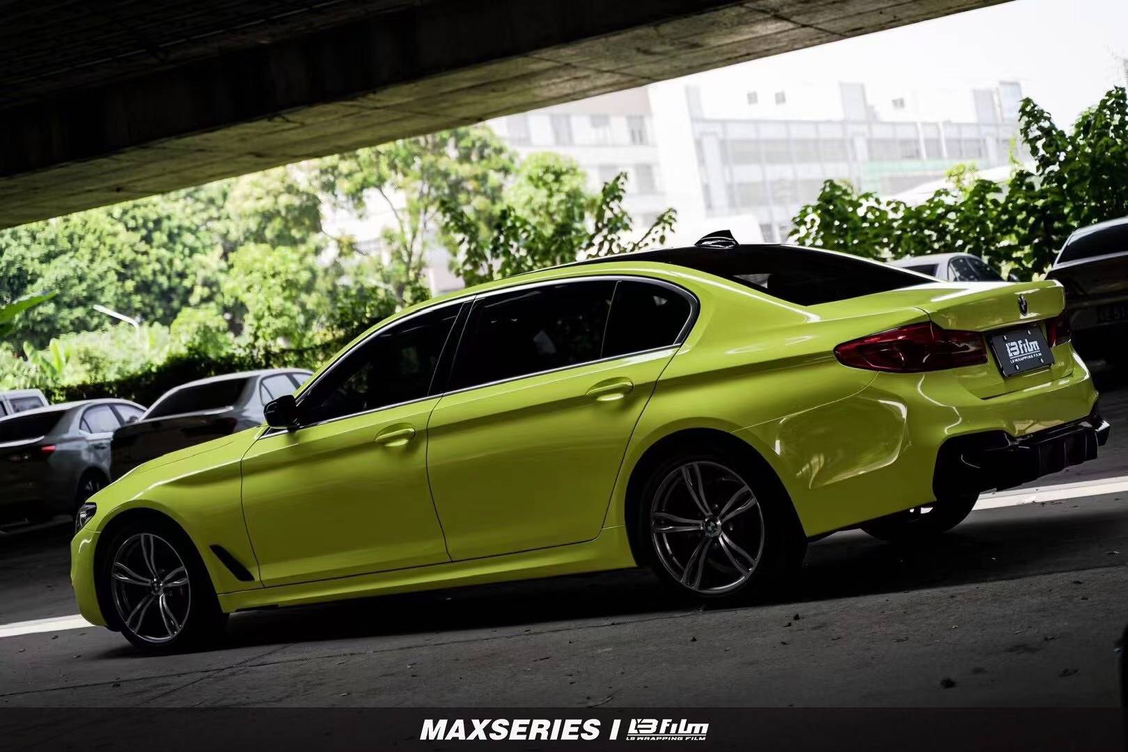 宝马530Li -LBFILM改色膜原厂漆圣保罗黄_搜狐汽车_搜狐网