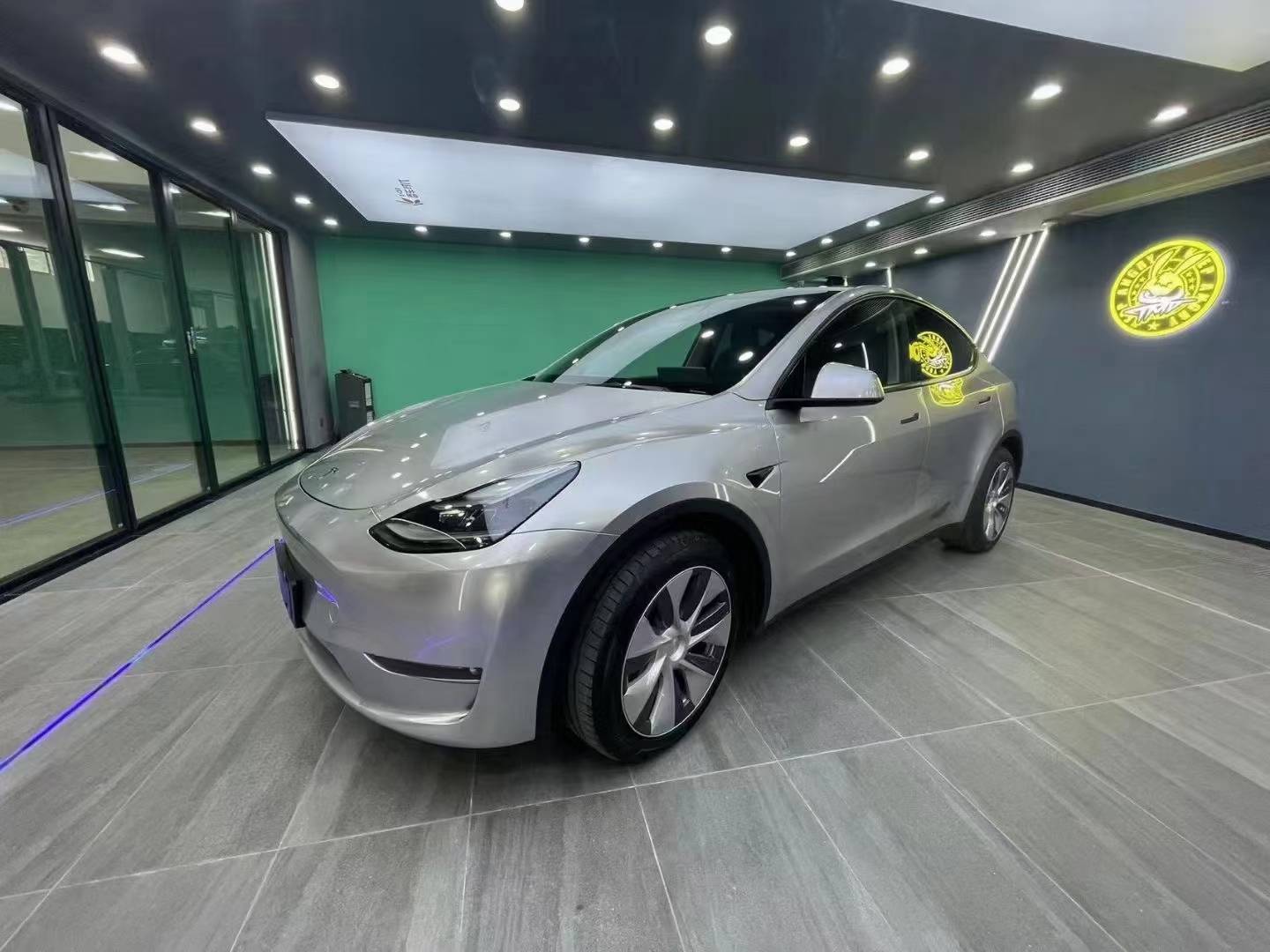 SKTO改色膜案例：特斯拉model Y GT银_搜狐汽车_搜狐网
