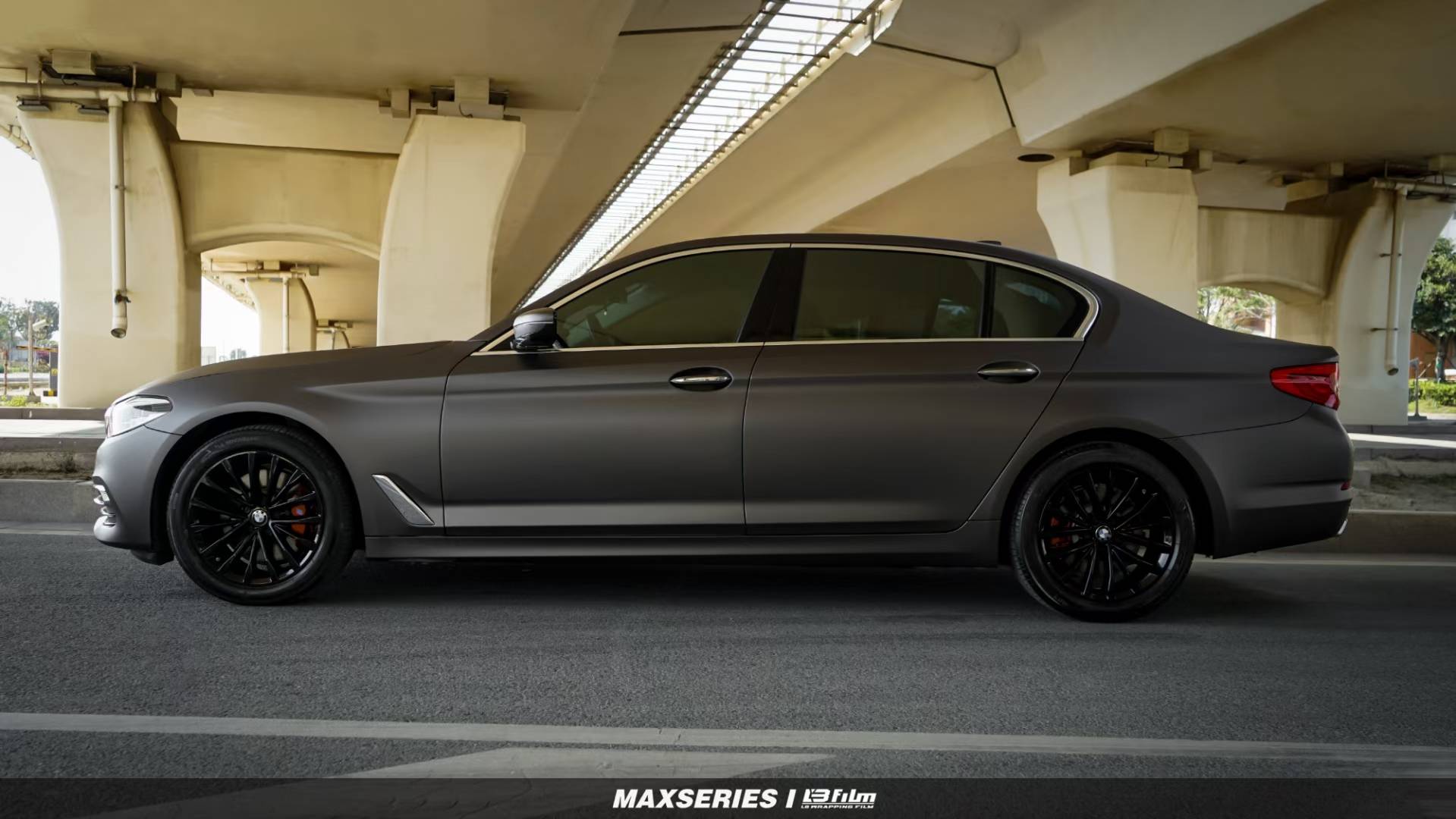 LBFILM改色膜-宝马530Li消光陨石灰_搜狐汽车_搜狐网