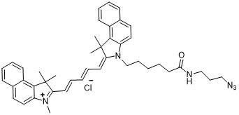 Cy5.5-叠氮，Cyanine5.5 azide，1557136-25-0_Sulfo-CY_标记_荧光