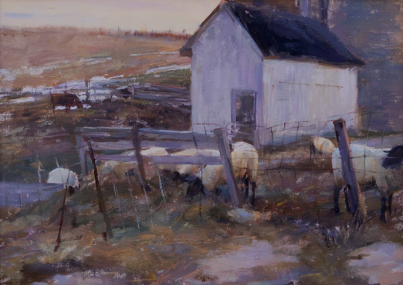 美国女画家Rose .Frantzen风景静物油画作品_Richard_Schmid_爱荷华