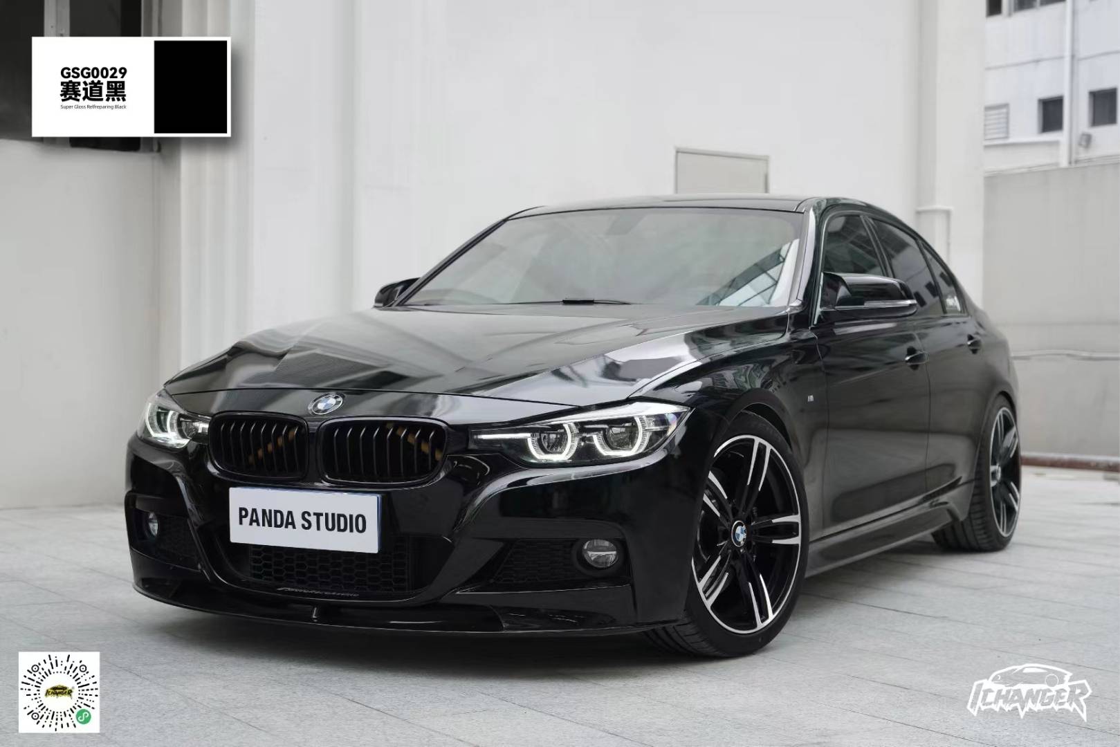 宝马 3系 Ichanger（ICR）改变者改色膜赛道黑（修复）_搜狐汽车_搜狐网