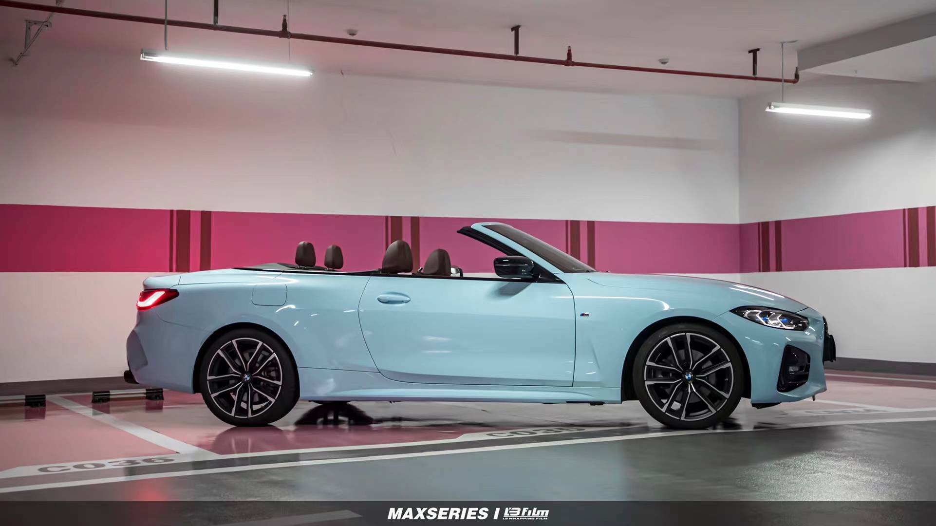 宝马430i-LBFILM改色膜原厂漆冰川蓝, 最纯净的颜色_搜狐汽车_搜狐网