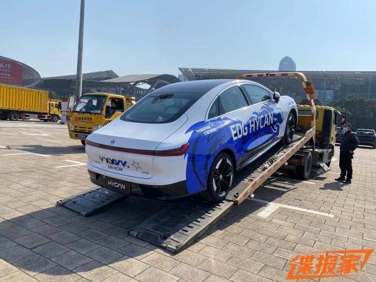 2022广州车展探馆：合创A06 EDG涂装版_搜狐汽车_搜狐网