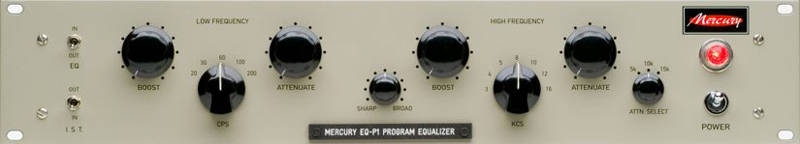 Mercury EQ-P1 Mk.III 单通道电子管均衡器_the_on_Pultec