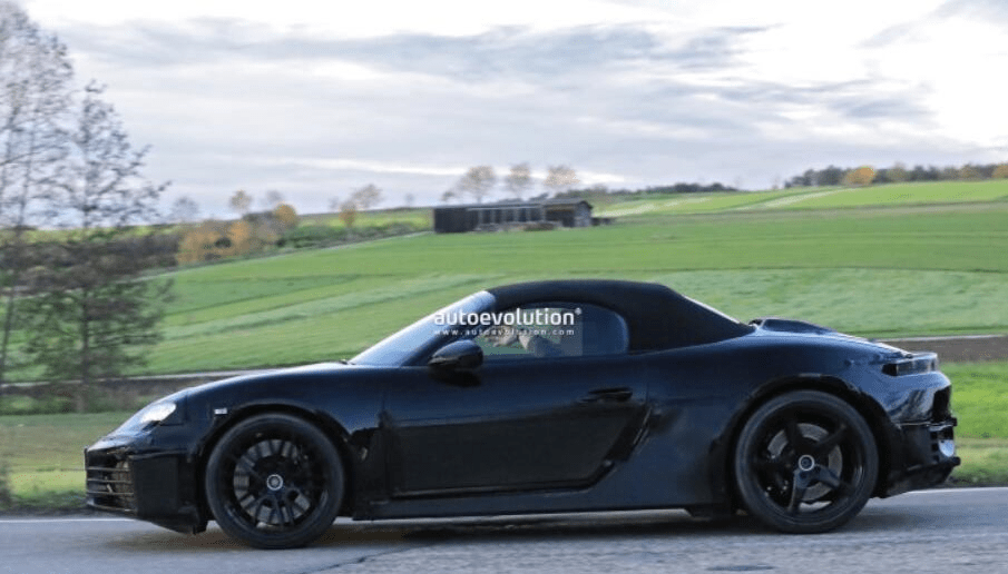 纯电街霸！续航超500km，保时捷Boxster EV路试谍照曝光_搜狐汽车_搜狐网