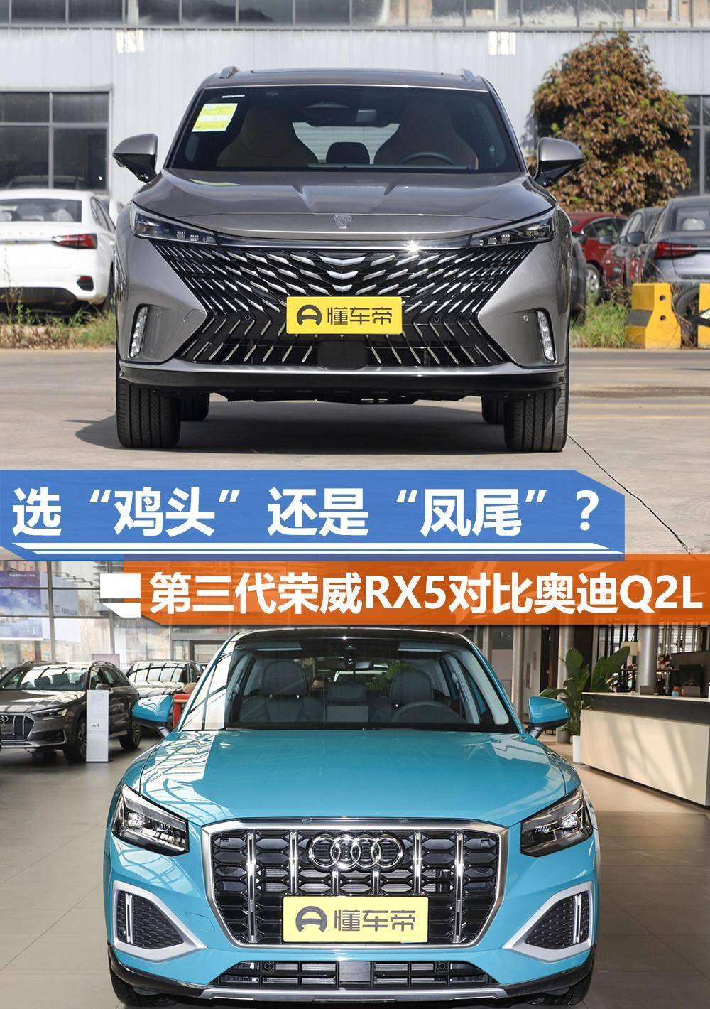 选“鸡头”还是“凤尾”？第三代荣威RX5对比奥迪Q2L_搜狐汽车_搜狐网