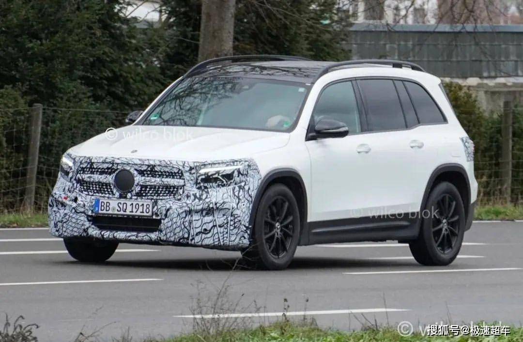 2024版GLB“开启路试”，车头变化明显，空间不变，2.0T+9AT，帅气_搜狐汽车_搜狐网