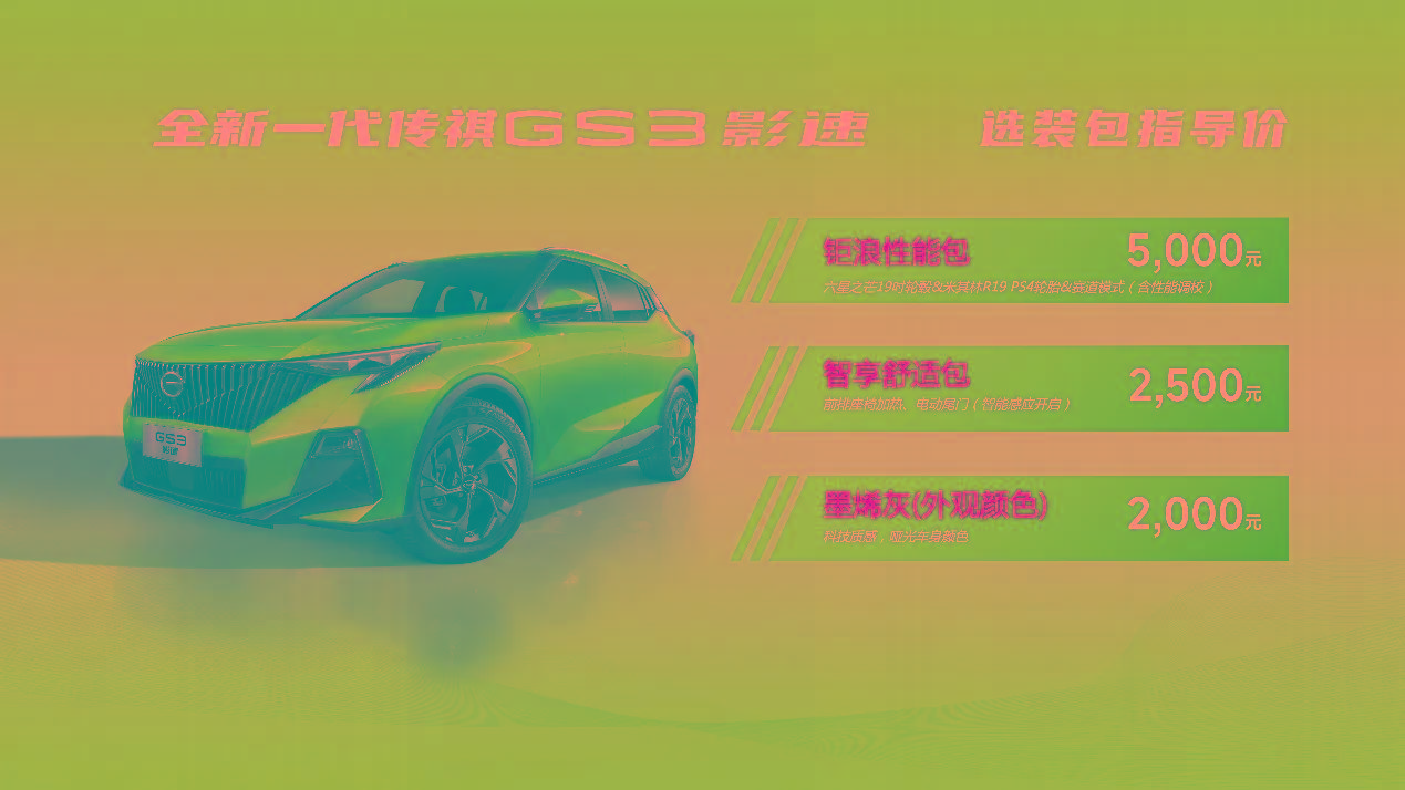 何为10万级SUV最优解？全新一代传祺GS3·影速8.58万起上市_搜狐汽车_搜狐网
