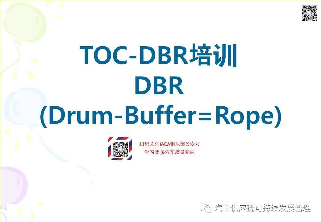 干货 | TOC-DBR培训_搜狐汽车_搜狐网