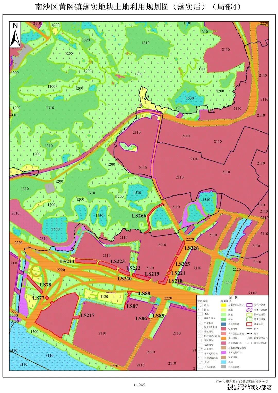 538公顷，47个项目，涉9个镇街！南沙土地利用规划公布！_规模_用地_调整