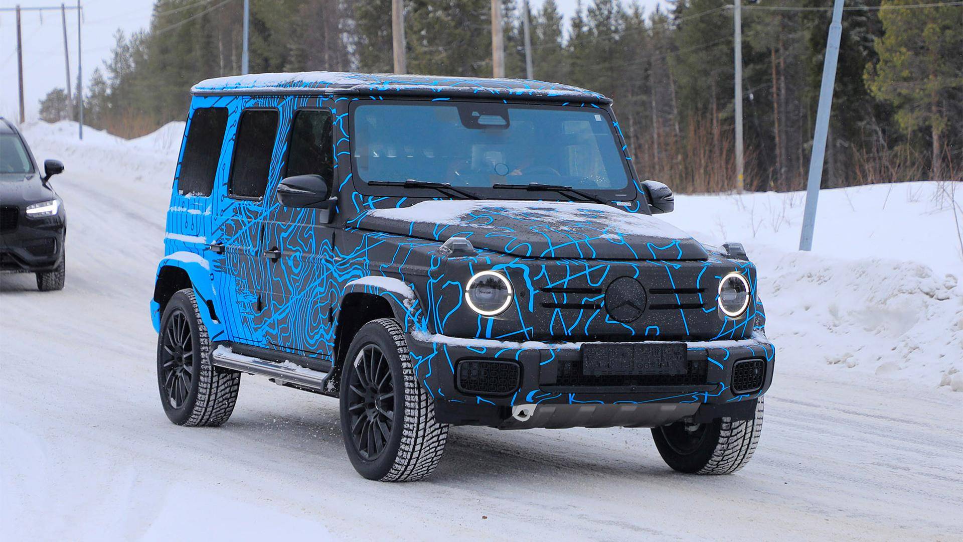 奔驰EQG冬季测试谍照曝光，或明年推出与仰望U8一起原地转圈圈_搜狐汽车_搜狐网