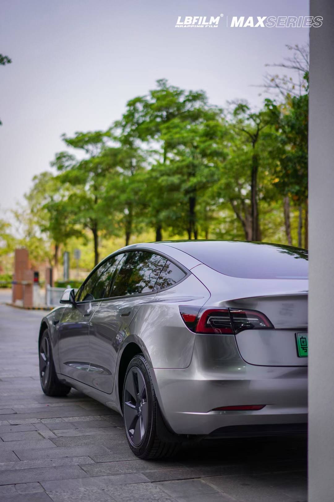 特斯拉model3-LB改色膜液态金属银，飒爽有型_搜狐汽车_搜狐网