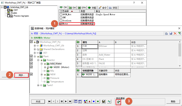 PCS 7 标准化和模块化编程之路 - 控制模块类型（CMT）_实例_过程_电动机