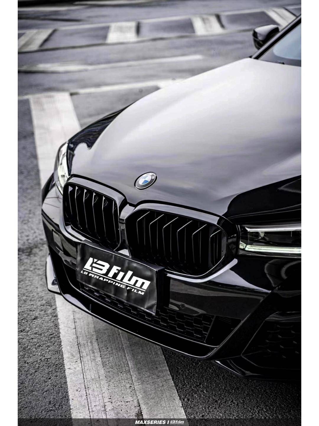 宝马5系LBFILM改色膜超亮钢琴黑,够黑 够酷 够有型_搜狐汽车_搜狐网