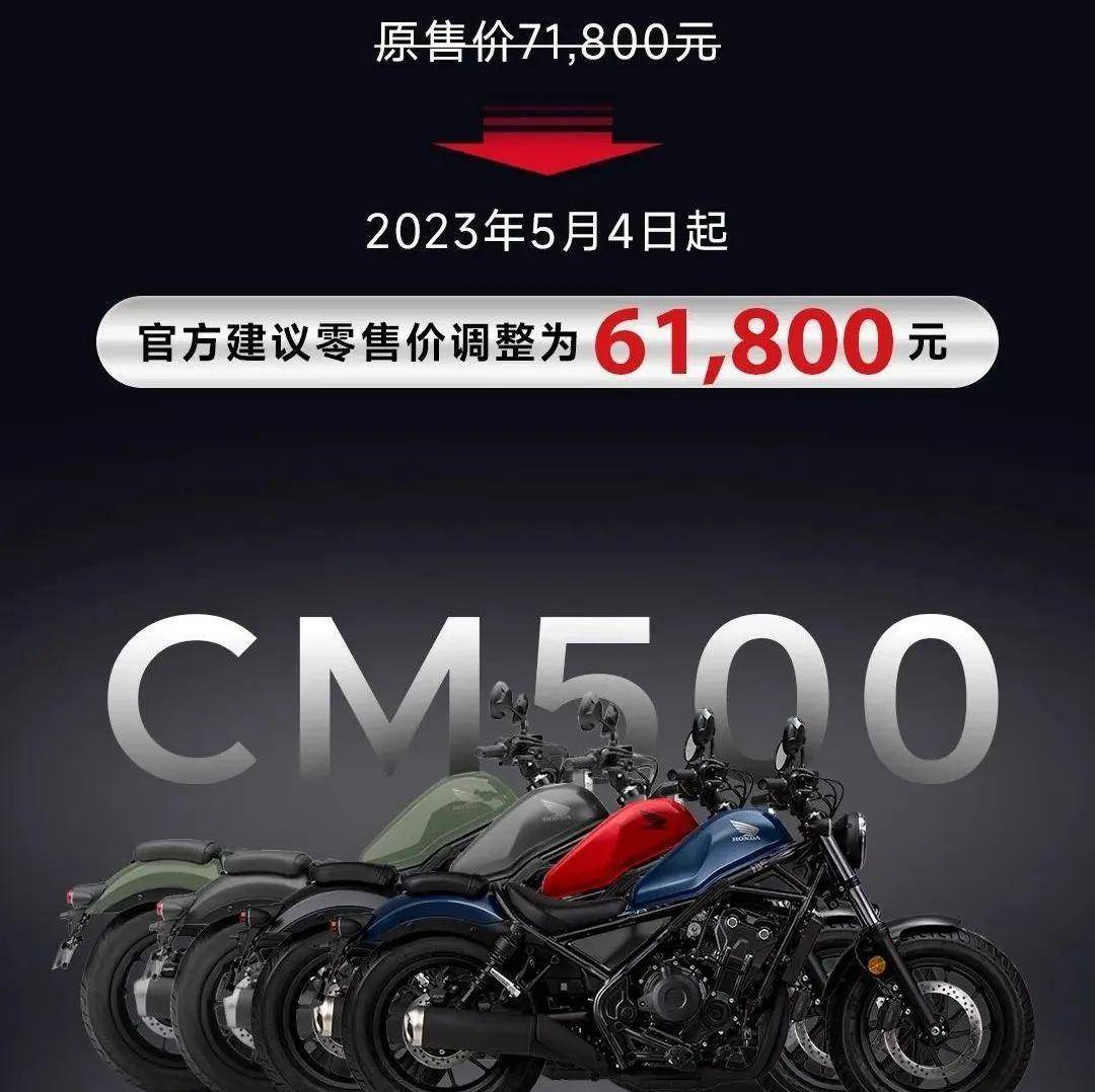 本田大贸又降价了！CM500官降1万，6.18万香不香？_搜狐汽车_搜狐网