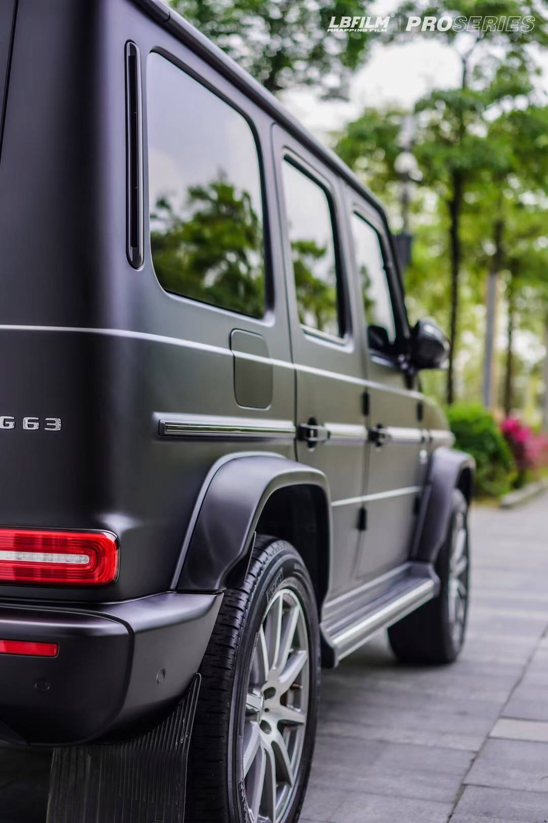 奔驰G63-LBFILM改色膜PRO系列哑黑,全车黑化，有质感 有格调_搜狐汽车_搜狐网