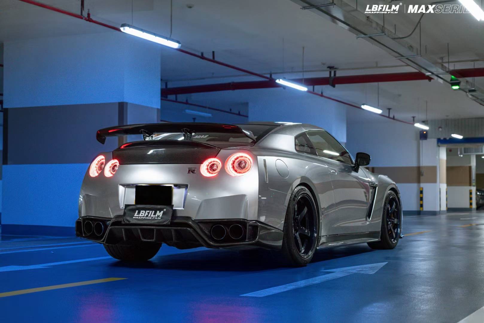 日产战神GTR-LB改色膜液态金属铝水银，液态系列的王炸选手_搜狐汽车_搜狐网