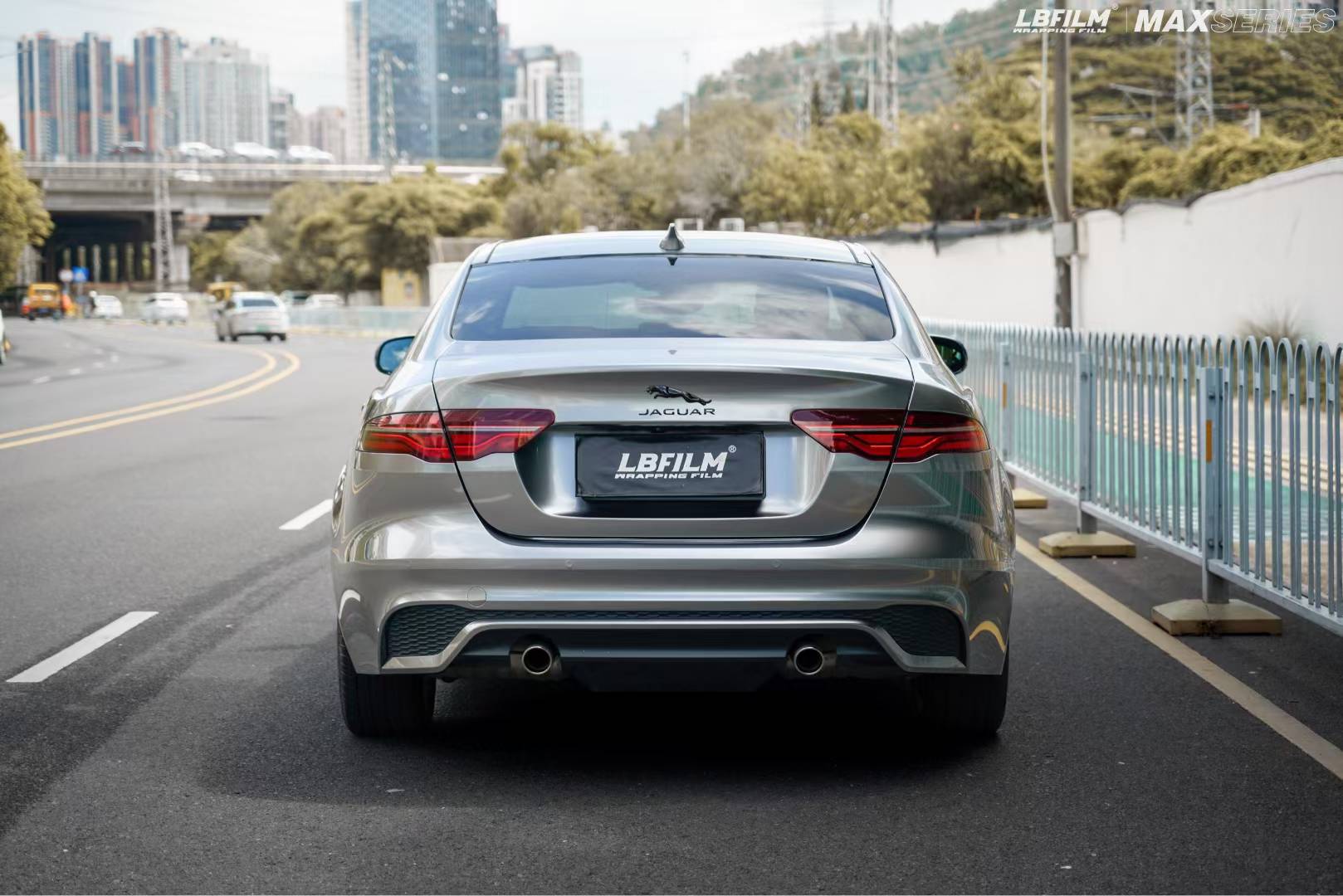 捷豹xfl-LBFILM改色膜液态金属银,银灰色系百搭又帅_搜狐汽车_搜狐网