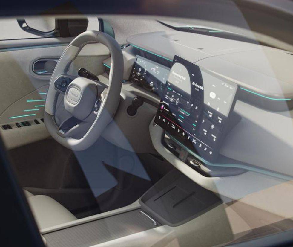 领克新锐车型06EM-P内饰曝光：都市设计美学与新能源技术融合_搜狐汽车_搜狐网