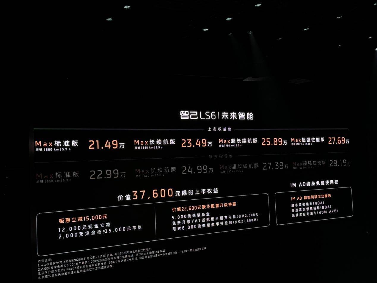 智己LS6定出“拼命价”：放手“内卷”更不惜“内斗”？_搜狐汽车_搜狐网