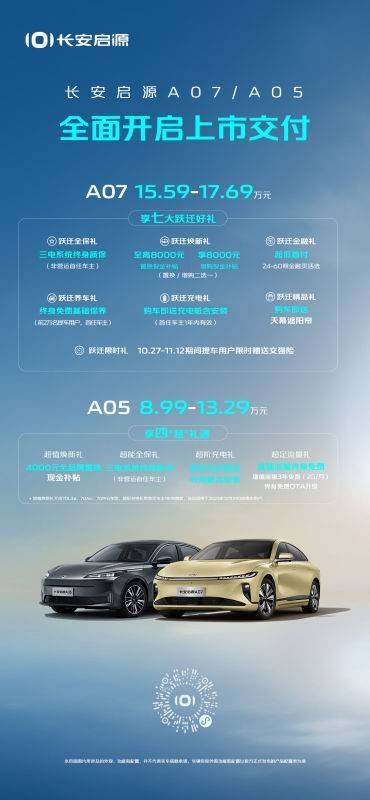 刷新行业速度！长安启源A07/A05全面开启上市交付_搜狐汽车_搜狐网