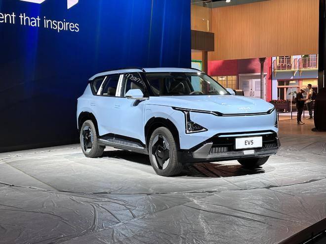 E-GMP平台打造/预售15.98万起 起亚EV5展前现身_搜狐汽车_搜狐网