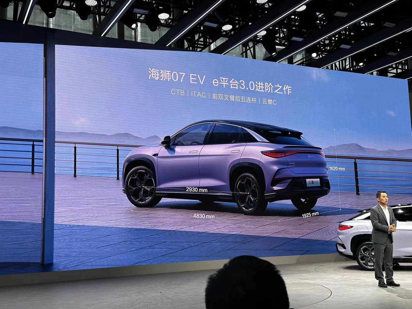 海洋美学再进阶，宋L兄弟车型，比亚迪海狮07 EV首发亮相_搜狐汽车_搜狐网