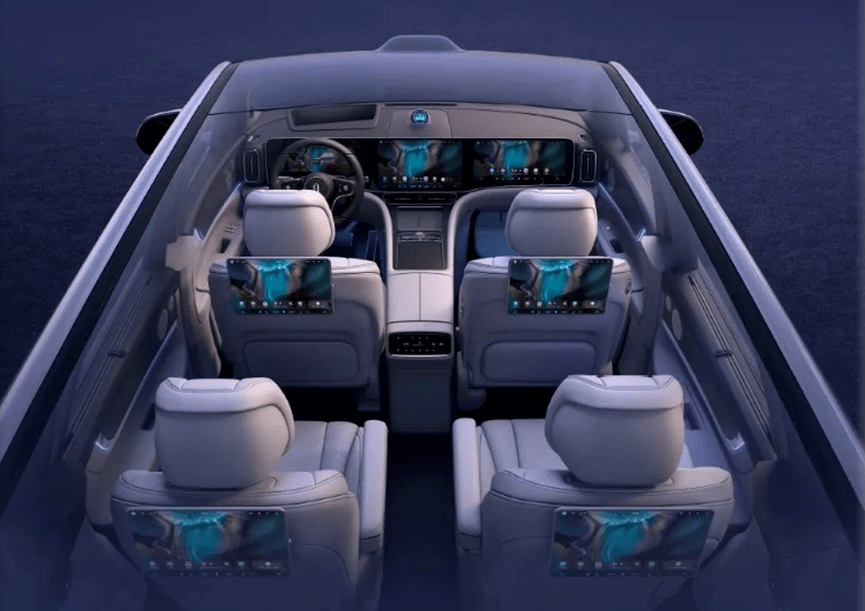 问界M9开启汽车娱乐新纪元，32英寸巨幕投影上车，光峰科技又立功了？_搜狐汽车_搜狐网