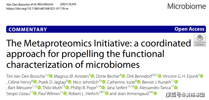 美格导读|宏蛋白组的应用进展_微生物_研究_分析